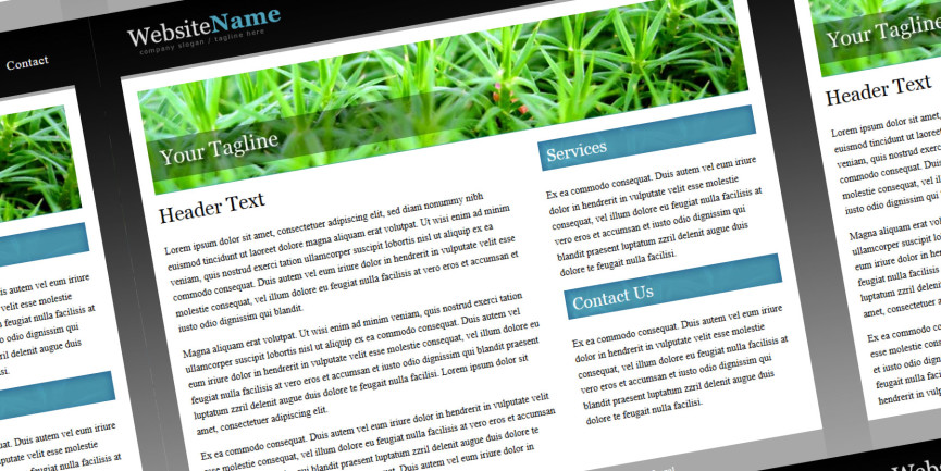 Free Html Website Template - Download Css And Html Template Files